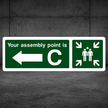 Assembly Point Signs – Safe Emergency Gathering Signs – The Safety ...