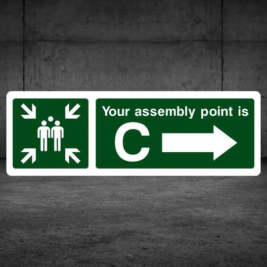 Assembly Point Signs – Safe Emergency Gathering Signs – The Safety ...