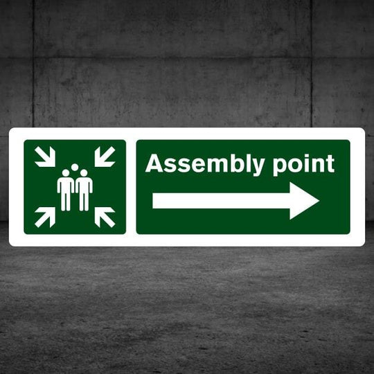 Assembly Point Signs – Safe Emergency Gathering Signs – The Safety ...