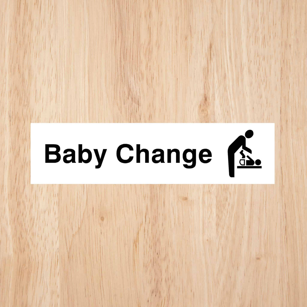 Baby Change Room Toilet Door Sign – The Safety Sheep Store
