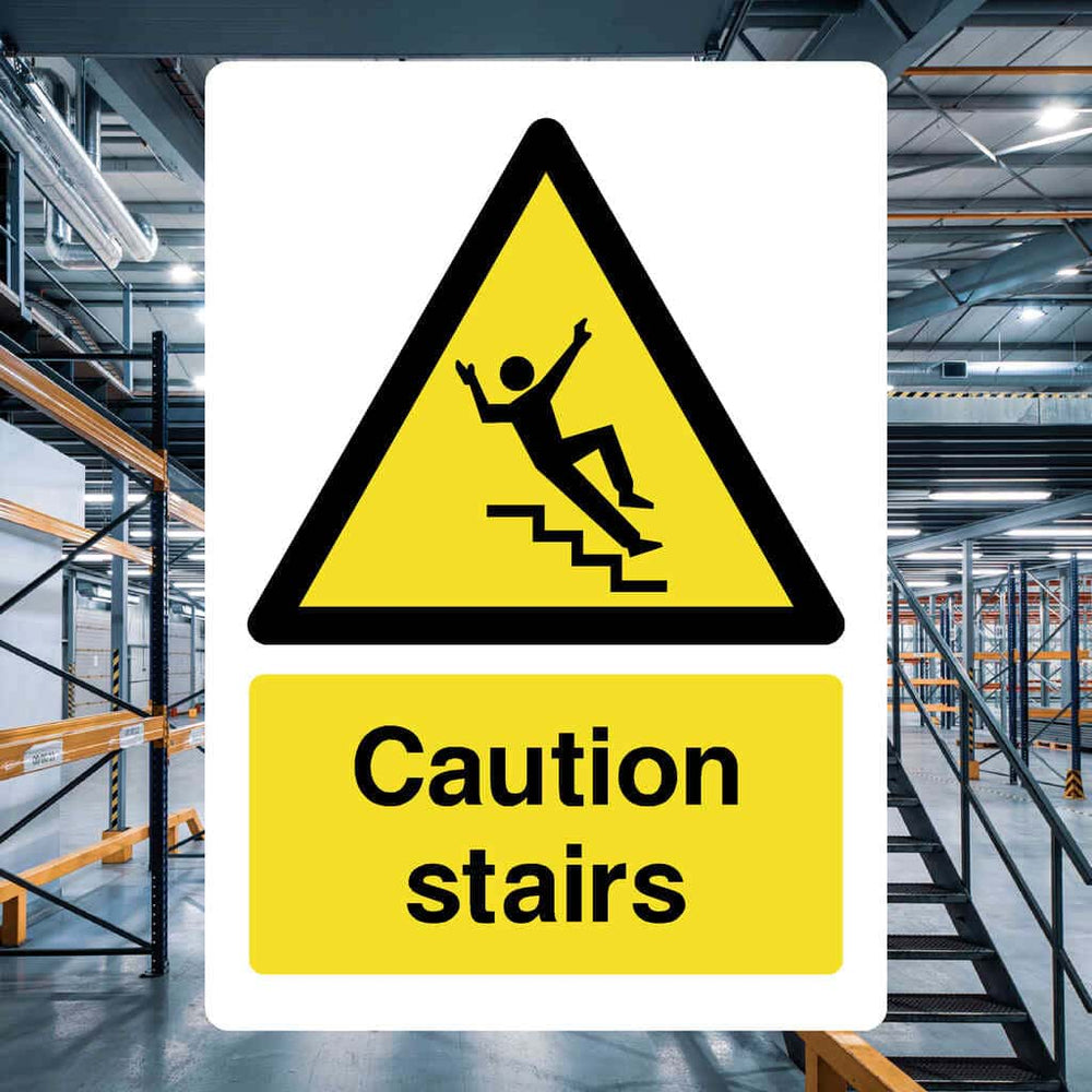 Caution Stairs Sign - The Safety Sheep Store