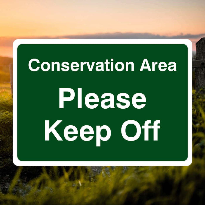 Conservation Area Sign – Keep Off | Safety Sheep – The Safety Sheep Store