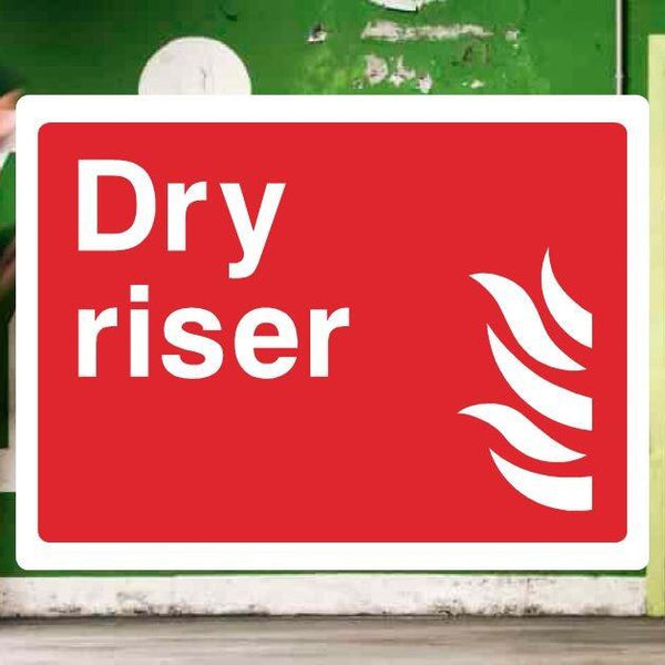 Dry Riser Sign – HSE & ISO‑Compliant Fire Safety Sign – The Safety ...