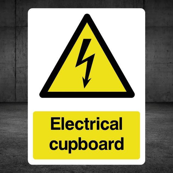 Electrical Cupboard Hazard Sign | Durable UK Safety Sign – The Safety ...
