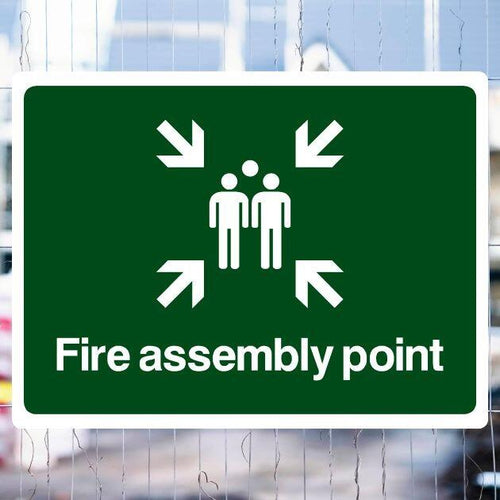 Fire Assembly Point Sign Landscape - The Safety Sheep Store