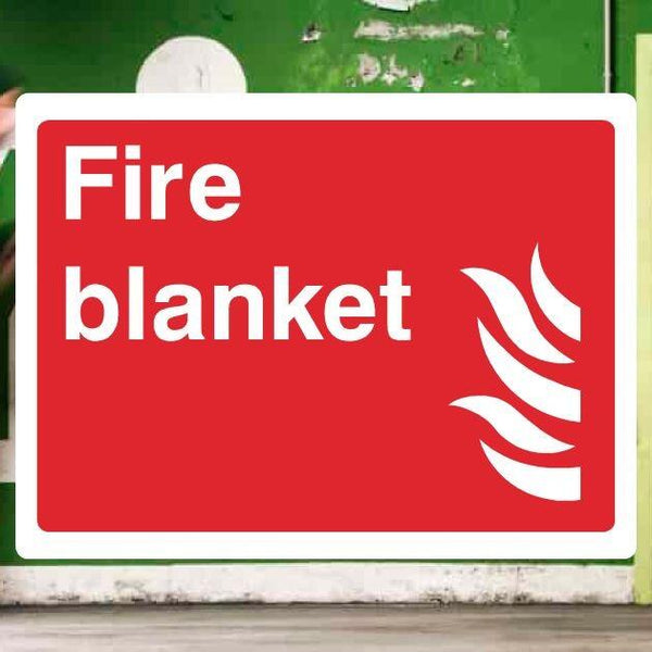 Fire Blanket Location Sign – Safety Sheep – The Safety Sheep Store
