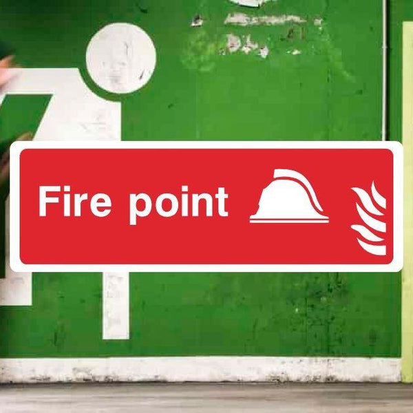Fire Point Location Sign – Landscape Safety Sign – The Safety Sheep Store