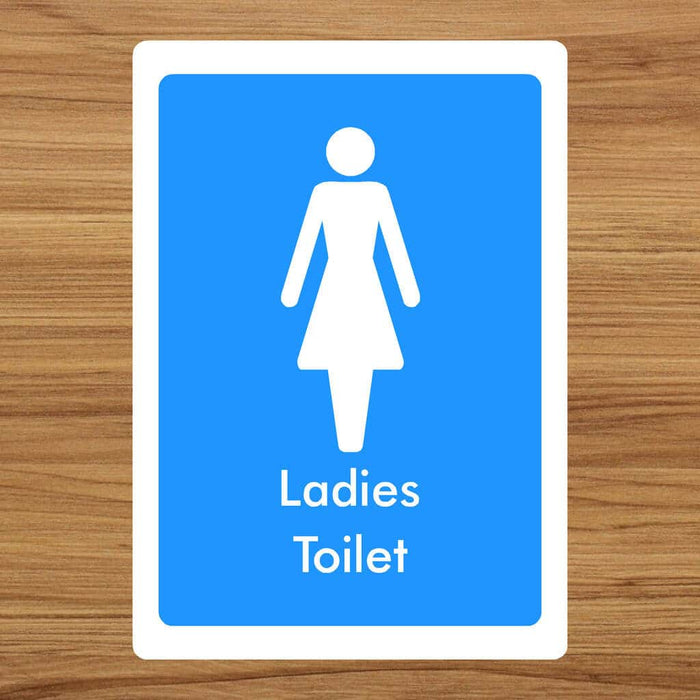 Ladies Toilet Sign Made in Britain | Fast Shipping & Discounts – The ...