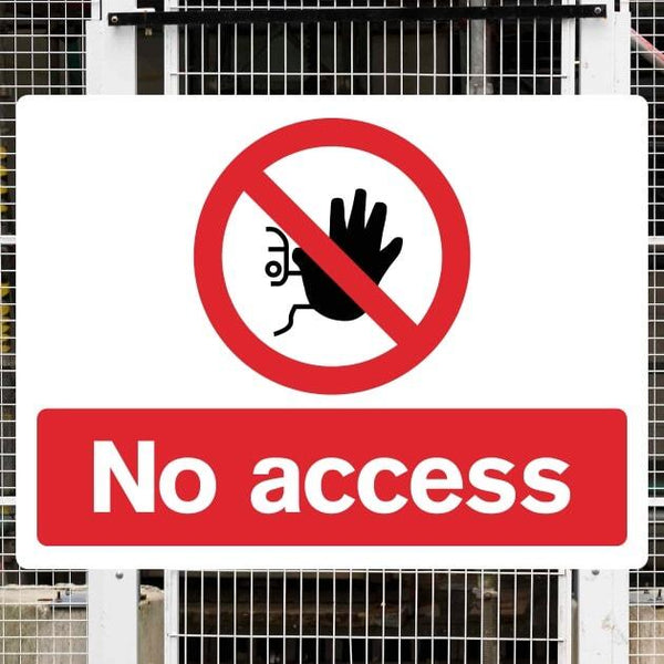 No Access Safety Sign - The Safety Sheep Store