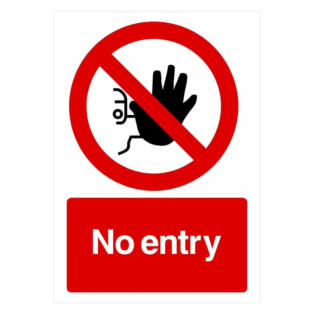 No Entry General Access Sign - The Safety Sheep Store