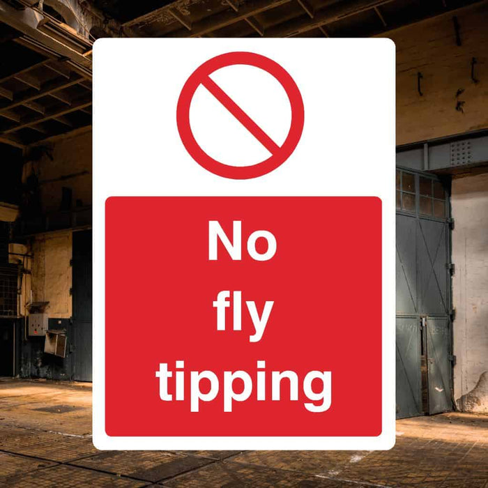 No Fly Tipping Warning Sign | Safety Sheep – The Safety Sheep Store