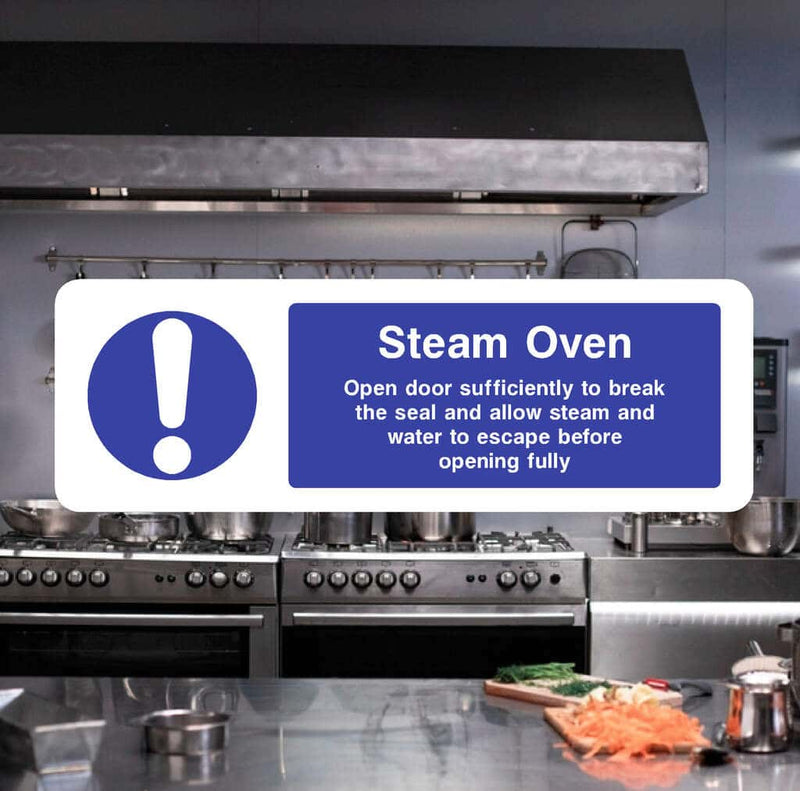 Steam Oven Food Safety Sign – Safety Sheep – The Safety Sheep Store