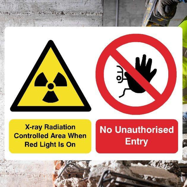 X-Ray Radiation No Entry Sign – UK Safety Compliant – The Safety Sheep ...
